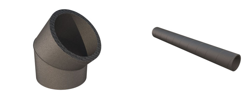 Nieuw: Aerfoam geïsoleerd leidingsysteem van Ubbink in 200 mm